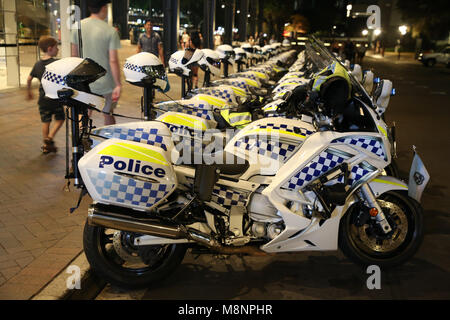 A line of police motorcycles in Sydney, Australia Stock Photo - Alamy