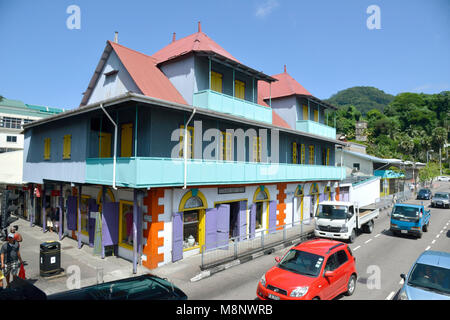 Albert Street and buildings Victoria Mahe Seychelles Stock Photo - Alamy