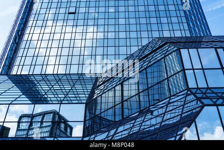 The Blue Fin Building facade in Bankside, London. Vertical Fins Stock ...