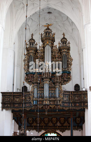 The pipe organ in St. Mary Magdalene Church in Barkway Stock Photo - Alamy