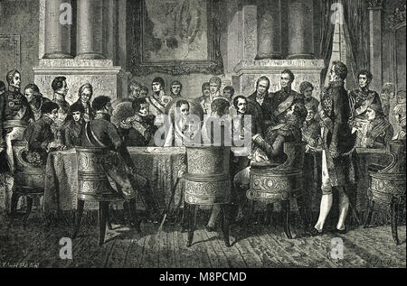 The Final Act of the Congress of Vienna, 9 June 1815. Artist ...