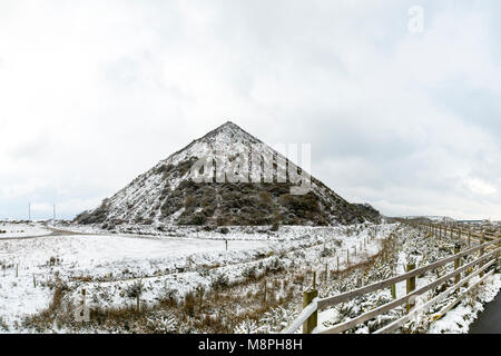 St Austell in Cornwall has several large skytips where the spoils from ...