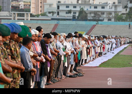 Dhaka, Bangladesh. 19th March, 2018. US-Bangla Airlines' First Officer ...