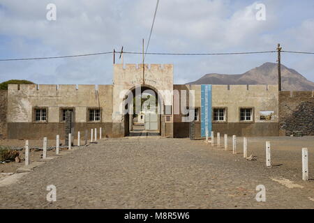 Entrance to Tarrafal Prison, Museu do Tarrafal, Tarrafal Camp, Tarrafal ...