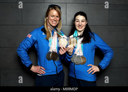 ParalympicsGB's Menna Fitzpatrick (right) and her guide Jennifer Kehoe ...