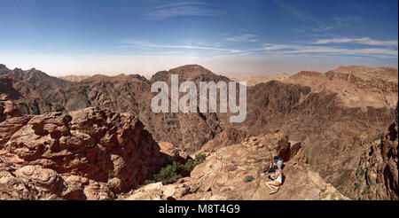 Wadi Musa, Jordan rocks view at Little Petra, Siq al-Barid Stock Photo ...