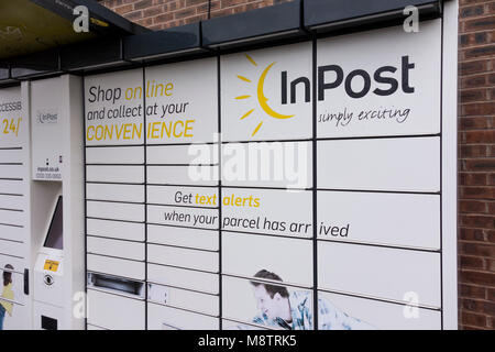 InPost parcel locker (national network click and collect delivery ...