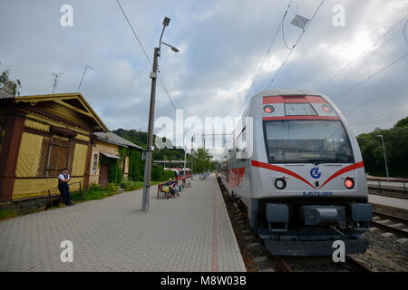 Kaunas train station, Lithuania Stock Photo - Alamy