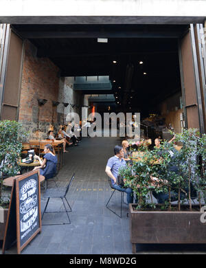The Imperial lane cafe on Fort lane in Auckland Stock Photo - Alamy