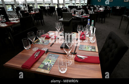 Theatre @ The Festival restaurant and the view from their terrace Stock ...