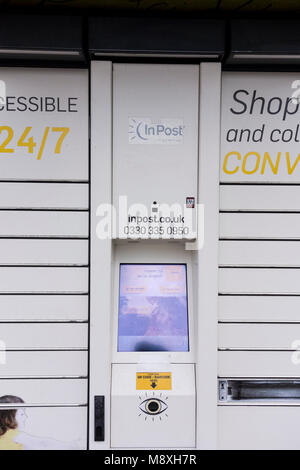 InPost parcel locker (national network click and collect delivery ...