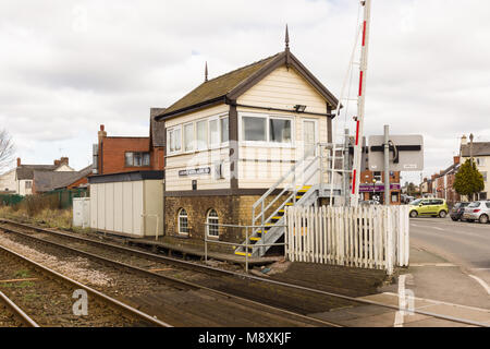 Gobowen railway station on the Shrewsbury to Chester Line a grade II ...