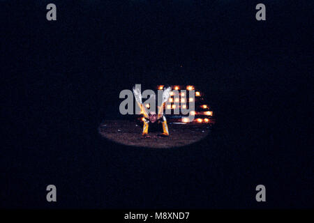 Archaos circus troupe contortionist performing their alternative style ...