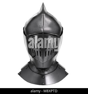 Medieval Knight Armet Helmet Stock Photo - Alamy