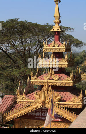 Myanmar, Burma, Bago, Hintha Gon Pagoda, interior Stock Photo - Alamy