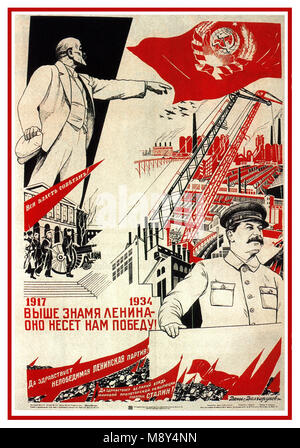 Industry - Vintage USSR soviet propaganda poster Stock Photo - Alamy