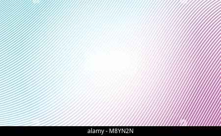 colorful thin lines over white background. vector abstract waves ...
