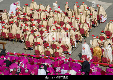 Vatican City : Cardinals during Pope Francis' grandiose inauguration ...
