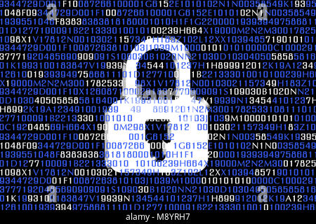 Professional lock screen on laptop or computer display Stock Photo - Alamy