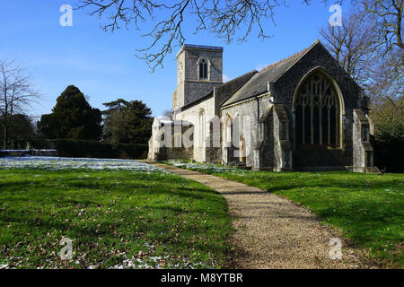 The Church of St Mary, Wallington, Herts Stock Photo - Alamy