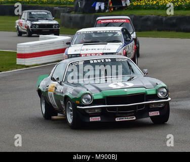 Nigel Garrett, Stuart Graham, Chevrolet Camaro Z28, Gerry Marshall Trophy, Goodwood 72nd Members ...