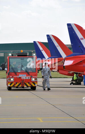Royal Air Force Aircraft tails on display at IAT Fairford. GAV 1085-37 ...