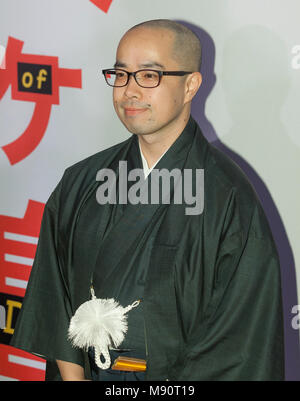 Actor Akira Ito attends a special screening of "Isle of Dogs" at the ...