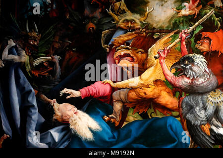 Isenheim Altarpiece with The Temptation of Saint Anthony by Matthias Grunewald Circa 1510 (Circa ...