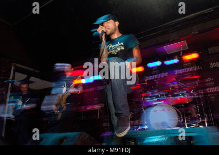 Rob Ramos of Strung Out performing on the Jagermeister Music Tour Stage ...