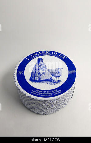 Scottish blue cheese Lanark Blue Stock Photo - Alamy