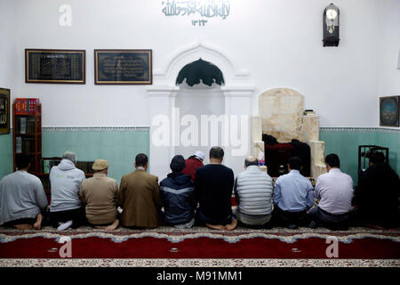 Al noor mosque. Muslim man praying alone. Hanoi. Vietnam. | usage ...