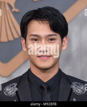Wesley Wong arrives at the global premiere of "Pacific Rim Uprising" at ...