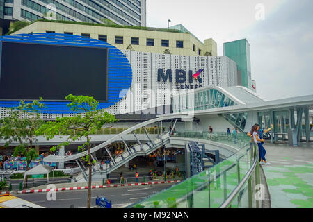 Street view with MBK shoppingcenter Stock Photo - Alamy