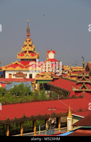 Myanmar, Mon State, Kyakkami, Yele Pagoda, buddhist shrine Stock Photo ...