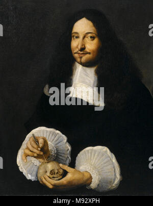 Portrait of Marcello Malpighi (1628 – 1694); Italian biologist and ...