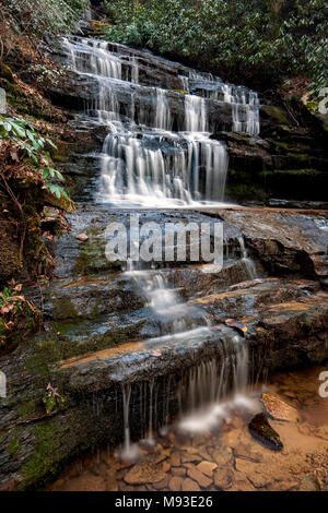 Key Falls - near Brevard, North Carolina, USA Stock Photo - Alamy