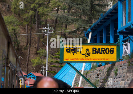 Barog station, Kalka-Shimla Railway, Himachal Pradesh, India, Indian ...