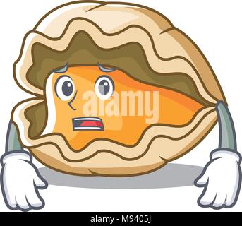 Afraid mollusk shell mascot cartoon Stock Vector Image & Art - Alamy