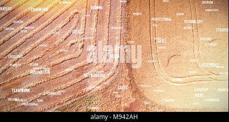 Composite image of sphere of words Stock Photo - Alamy