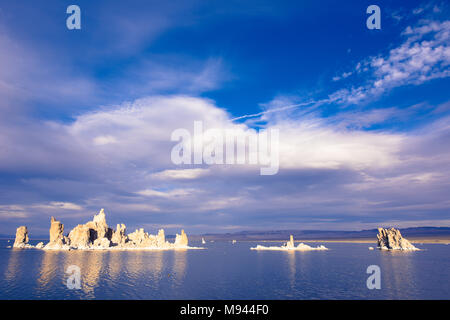 Crystalline salt structures in California's Mono Lake Stock Photo - Alamy