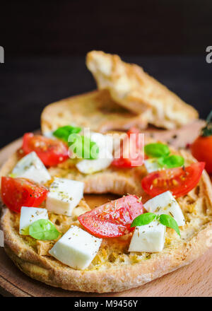 Wheat frisella, typical Italian bread from Puglia isolated on white ...