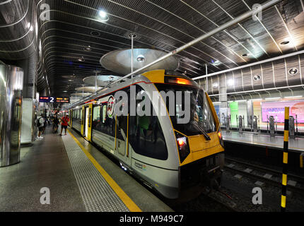 The Auckland Transport electric train connects the suburbs with the ...