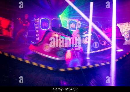 Ministry of Sound Waltzer funfair ride at Goose Fair, Nottingham ...