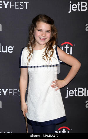 HOLLYWOOD, CA - MARCH 21: Raegan Revord at PaleyFest 2018 - "Young ...