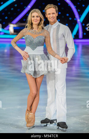 London, UK. Donna Air and Mark Hanretty at The Dancing On Ice 2018 Tour ...