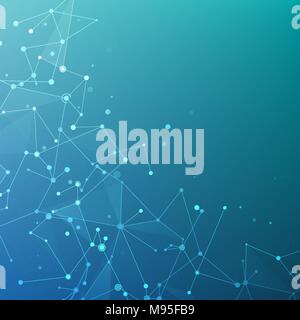 Structure of molecule and communication. Scientific concept. Medical, chemistry, science Stock ...