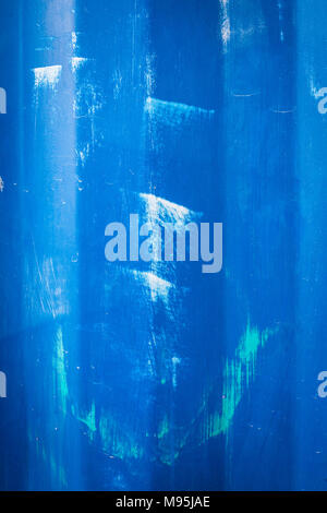 Scratched blue metallic texture Stock Photo - Alamy