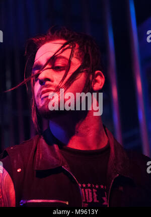 Jason Trioxin of the Michale Graves Band, on the Almost Home tour ...