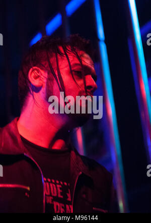 Jason Trioxin of the Michale Graves Band, on the Almost Home tour ...