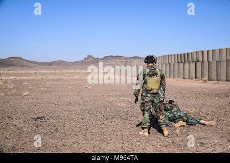 Afghan Special Forces on a firing range just outsides Shindand Military ...